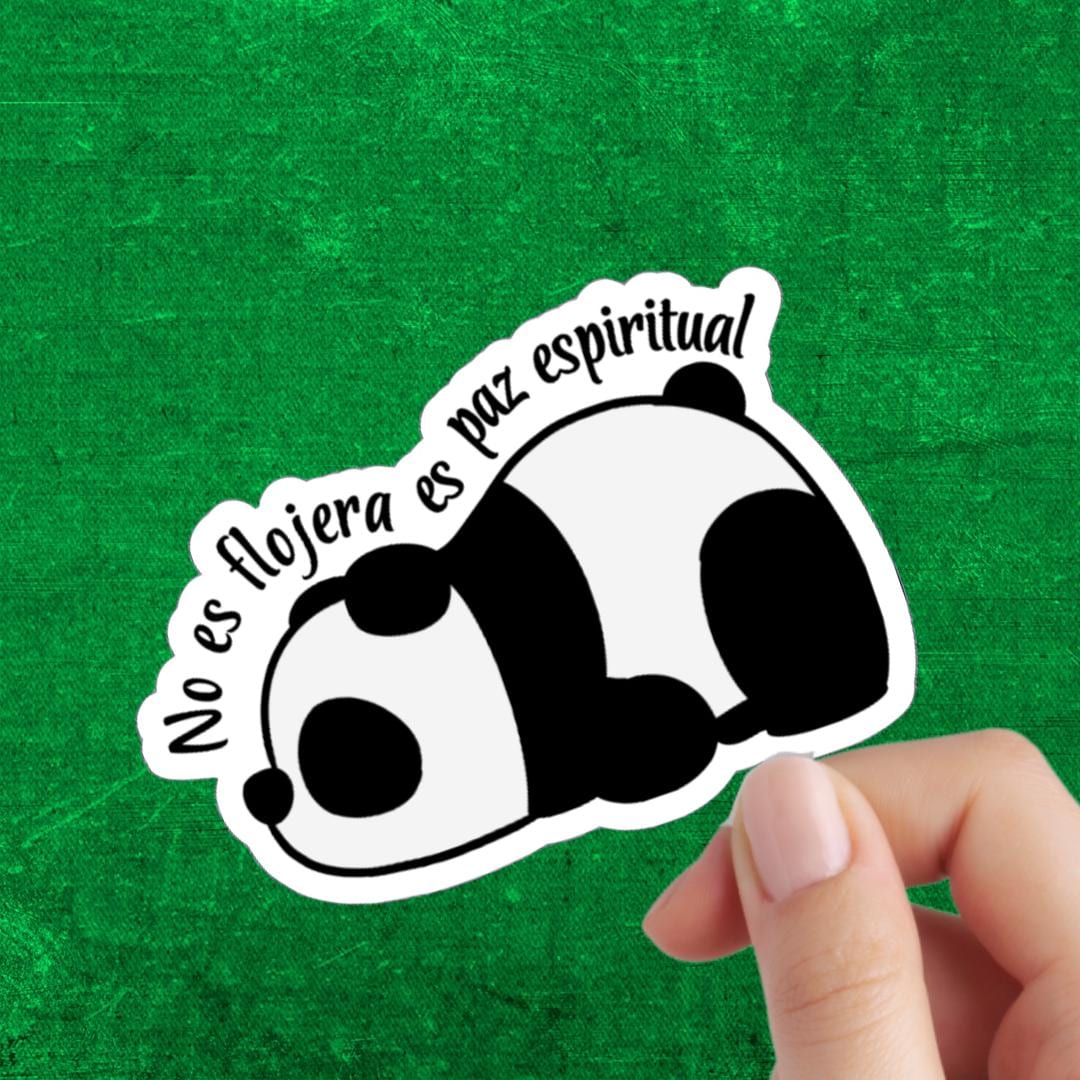 No Es Flojera Es Paz Espiritual Sticker | Cute Motivational Spanish ...
