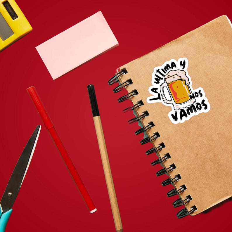 La Ultima Y Nos Vamos Sticker | Funny Cerveza, Spanish Vinyl Decal - Etsy