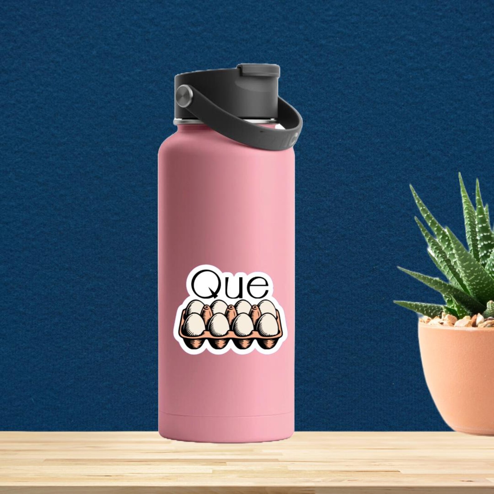 Que Huevos Sticker | Food Sticker | Funny Egg Sticker |funny Spanish ...