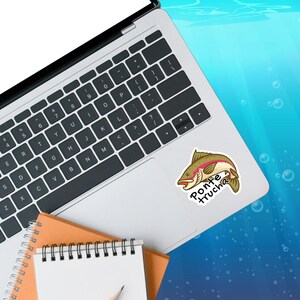 Ponte Trucha Sticker | Trout Sticker | Spanish Phrases Sticker | Cute ...