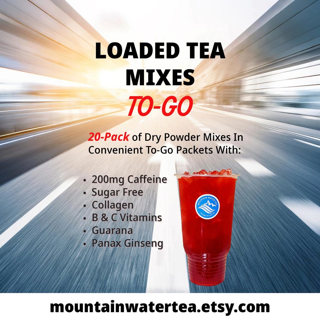 20 Loaded Teas - Mega Energy & Mental Focus on the Go - Etsy