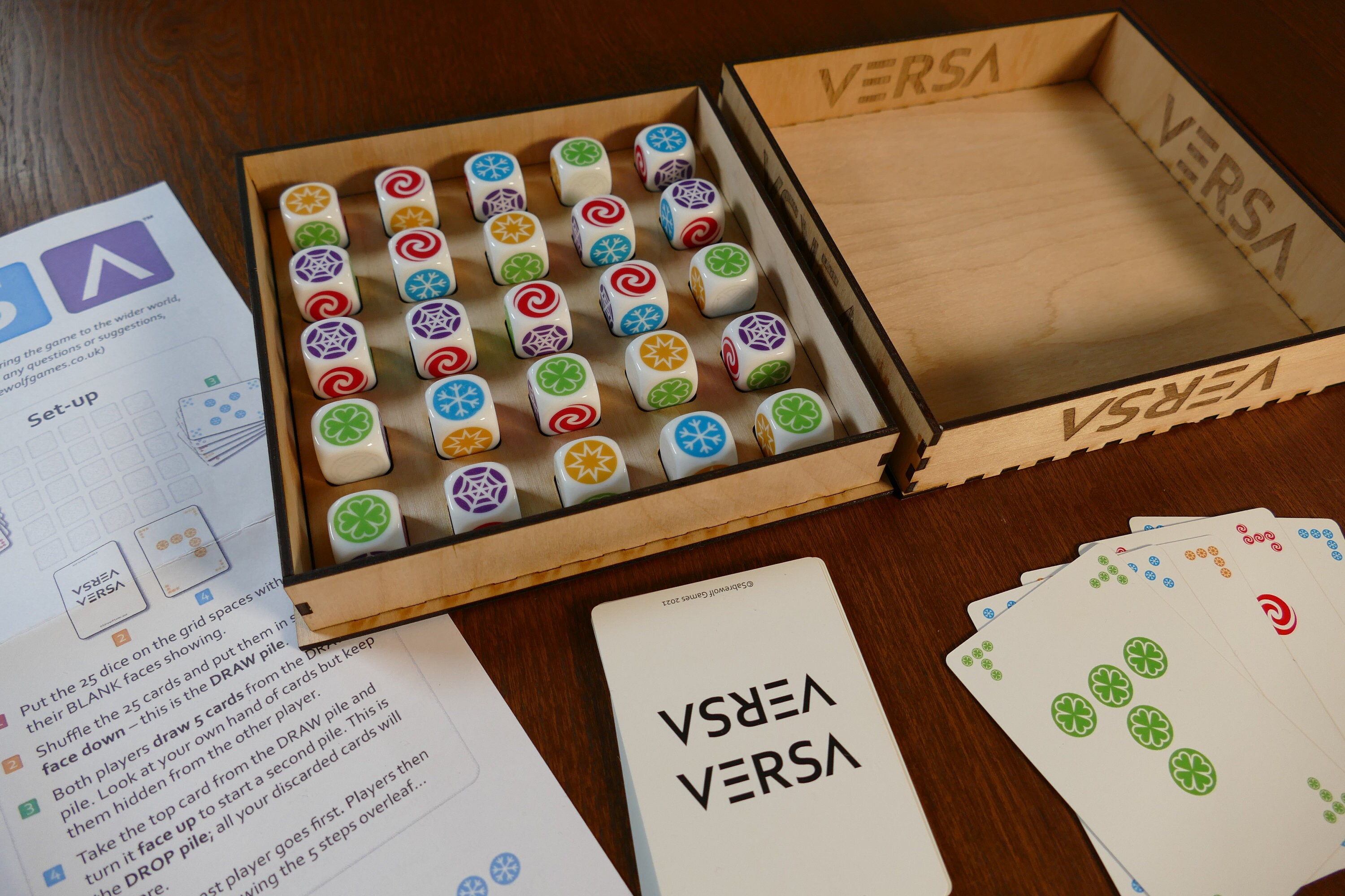 VERSA Shape Matching Dice Game for 2 Players - Etsy