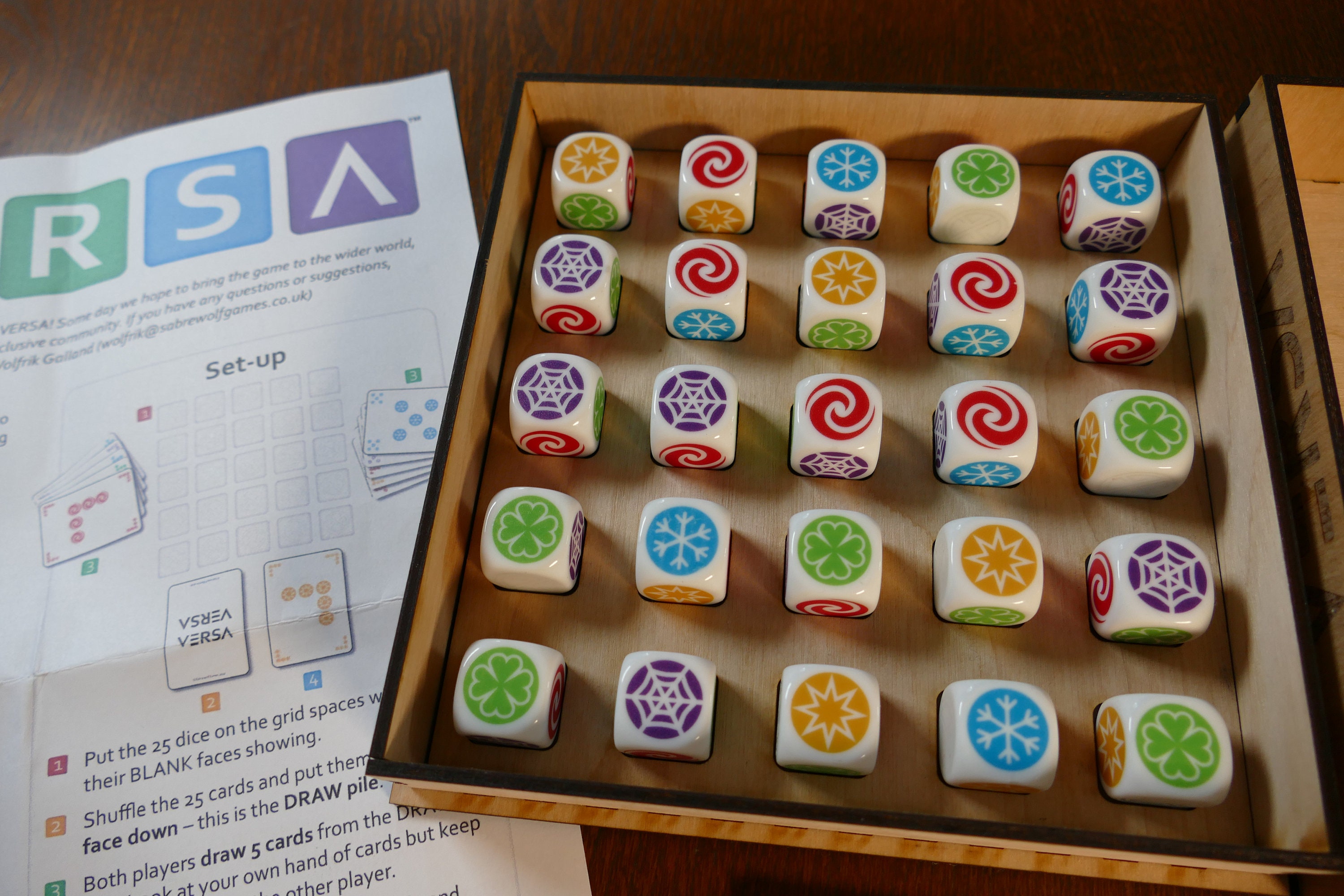 VERSA Shape Matching Dice Game for 2 Players - Etsy