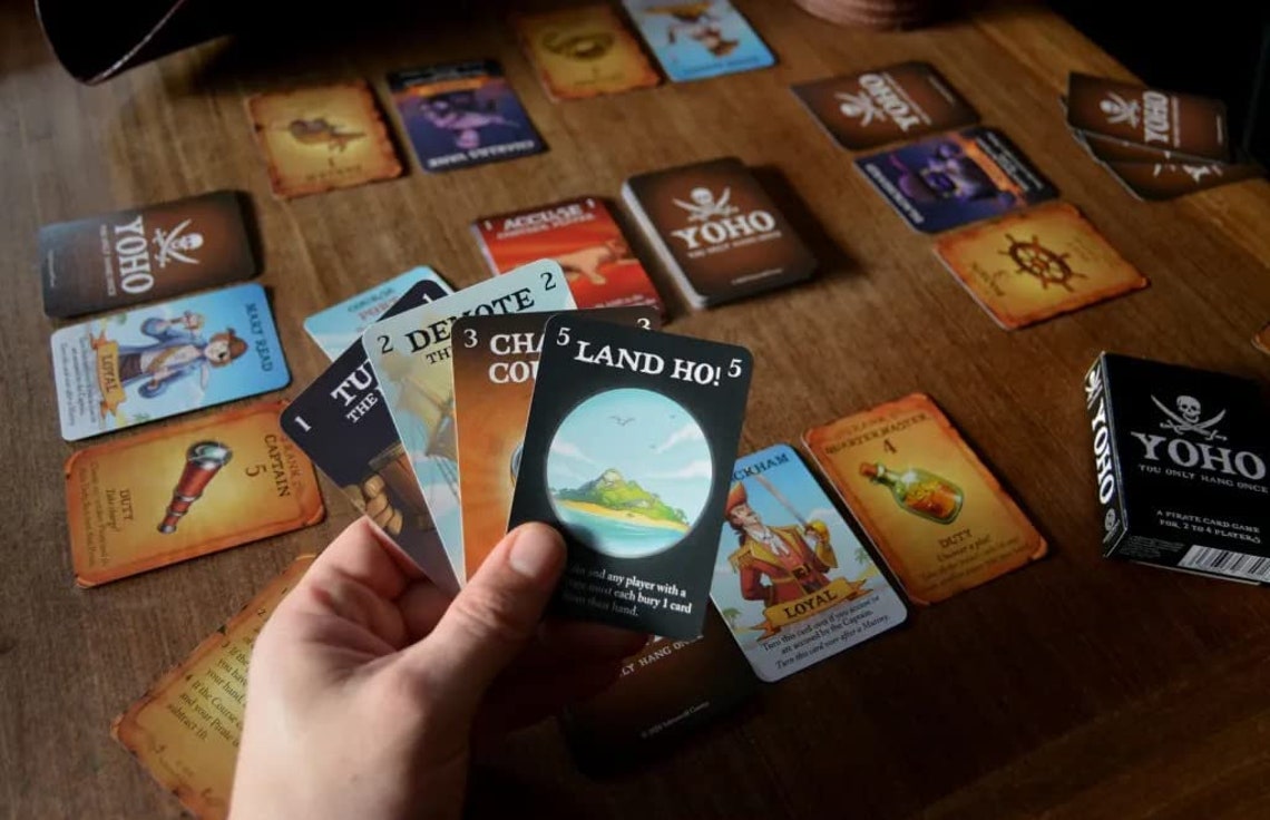 YOHO: You Only Hang Once Pirate Treasure Card Game 2-4 Players - Etsy UK