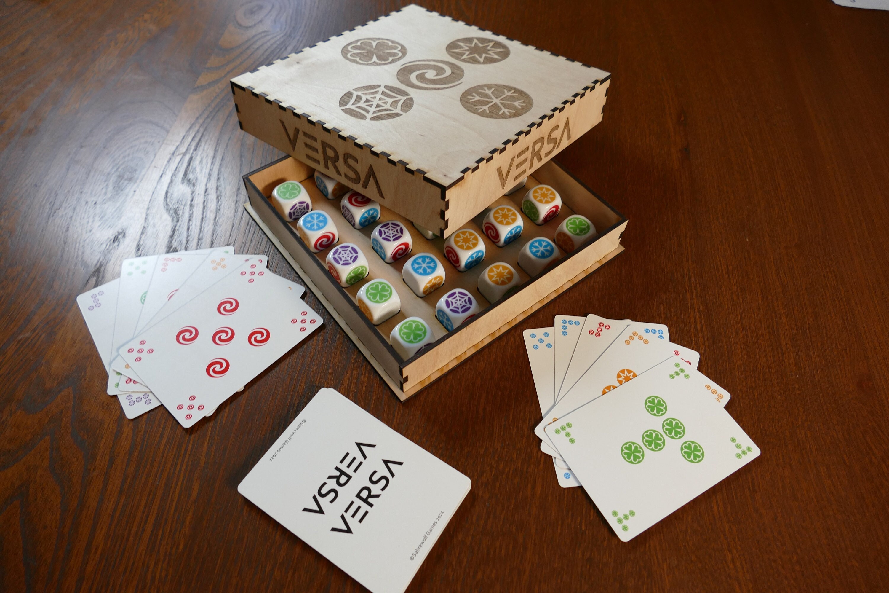 VERSA Shape Matching Dice Game for 2 Players - Etsy