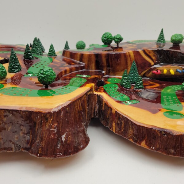 Cribbage Board Table - Etsy