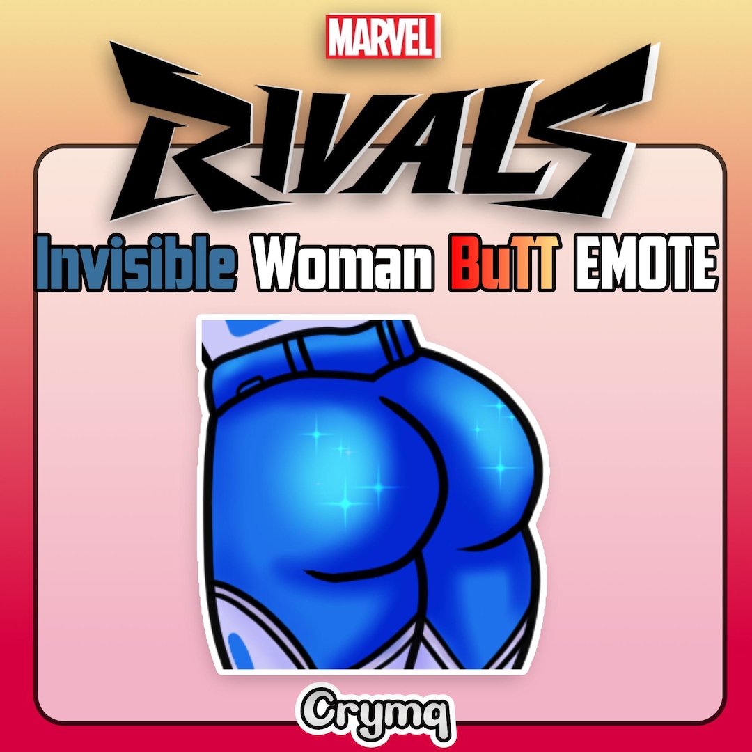 Invisible Woman Butt Emote - Cute Marvel Rivals Emote | Jeff Fantastic Four 4 Dracula Mr ...