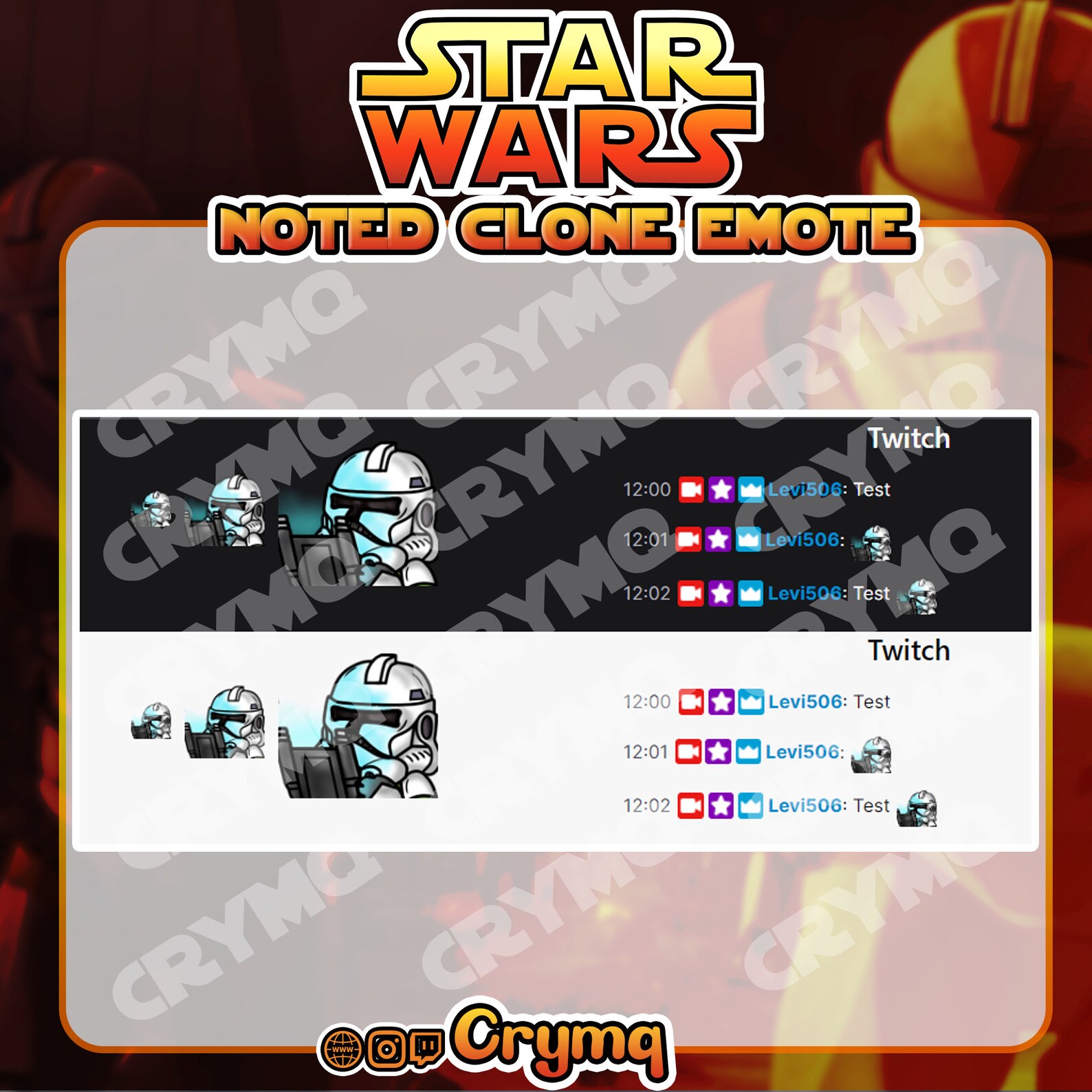 Noted Noting Clone Emote - Cute Star Wars Clone Wars Emote | Andor ...