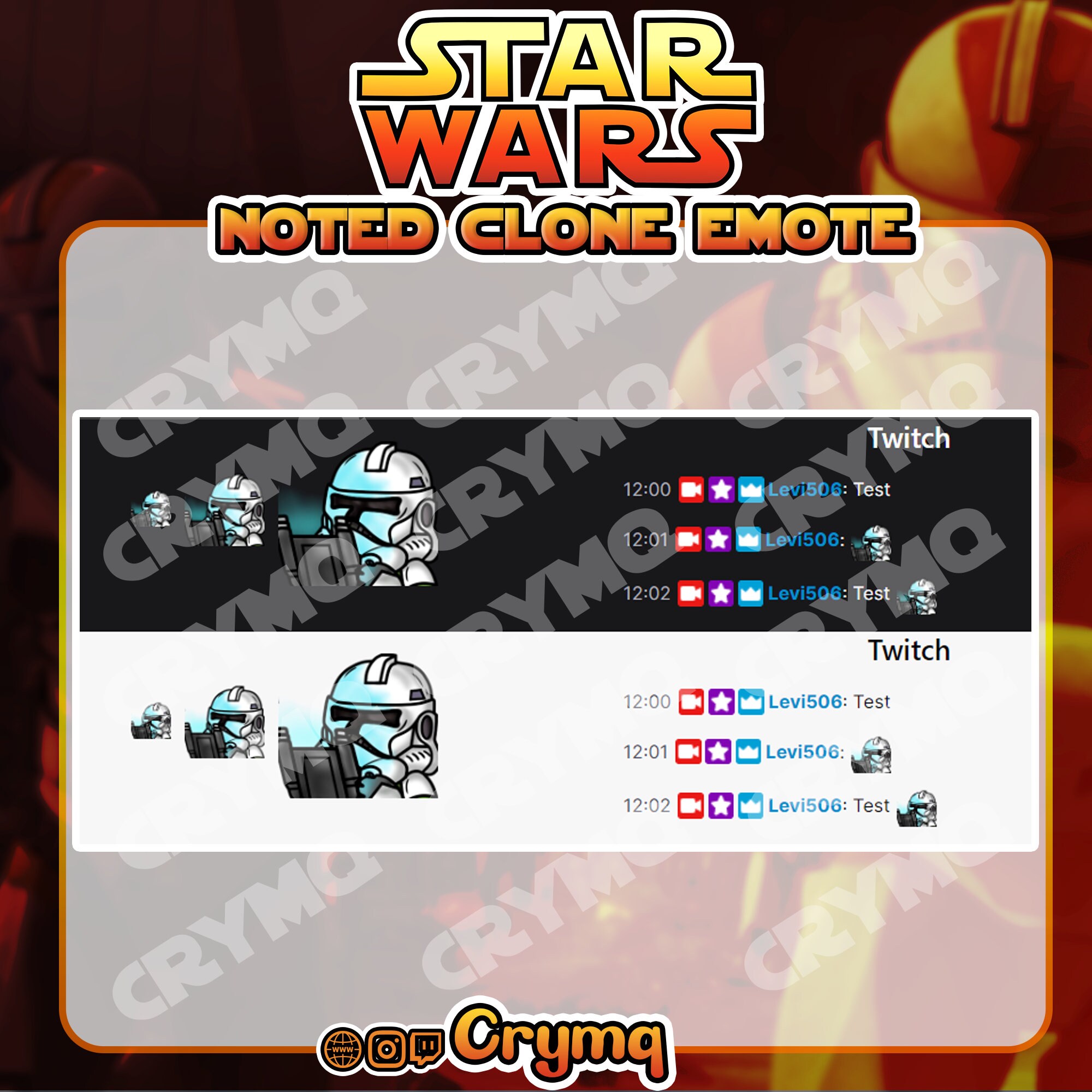 Noted Noting Clone Emote - Cute Star Wars Clone Wars Emote | Andor ...