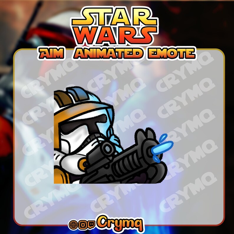 Cody AIM Animated Emote - Cute Star Wars Clone Wars Animated Emote ...