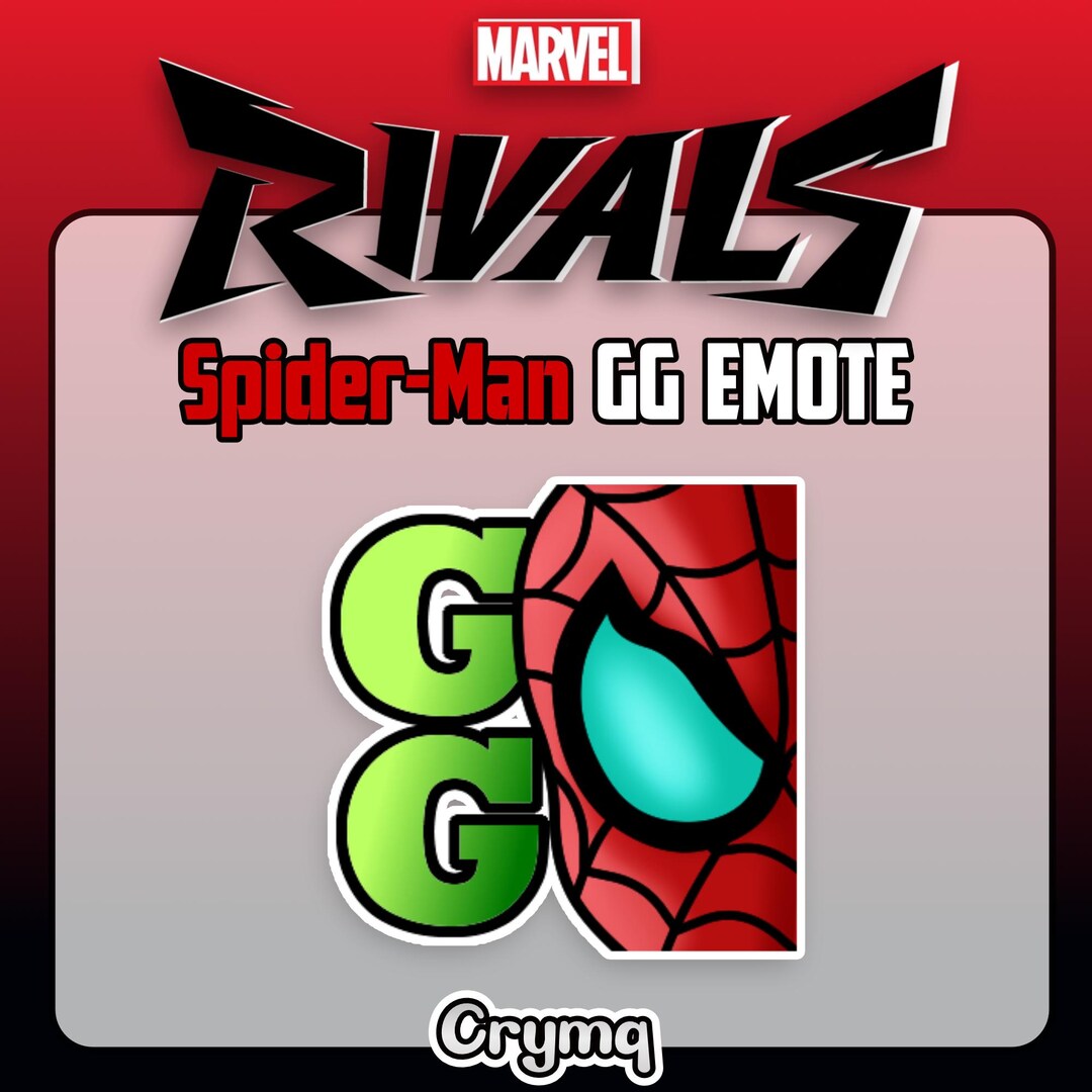 Spider-man GG Emote Cute Marvel Rivals Closeup Emote Baby Shark Loki ...