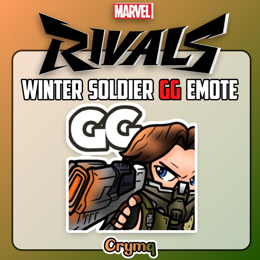 Winter Soldier GG Emote - Cute Marvel Rivals Emote | Baby Shark Loki ...
