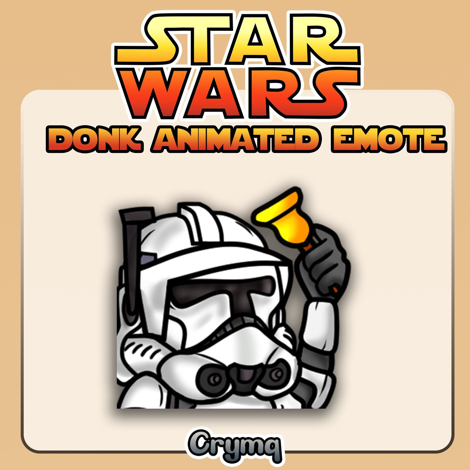 DONK/BONK Animated Emote - Cute Star Wars Clone Wars Animated Emote for ...