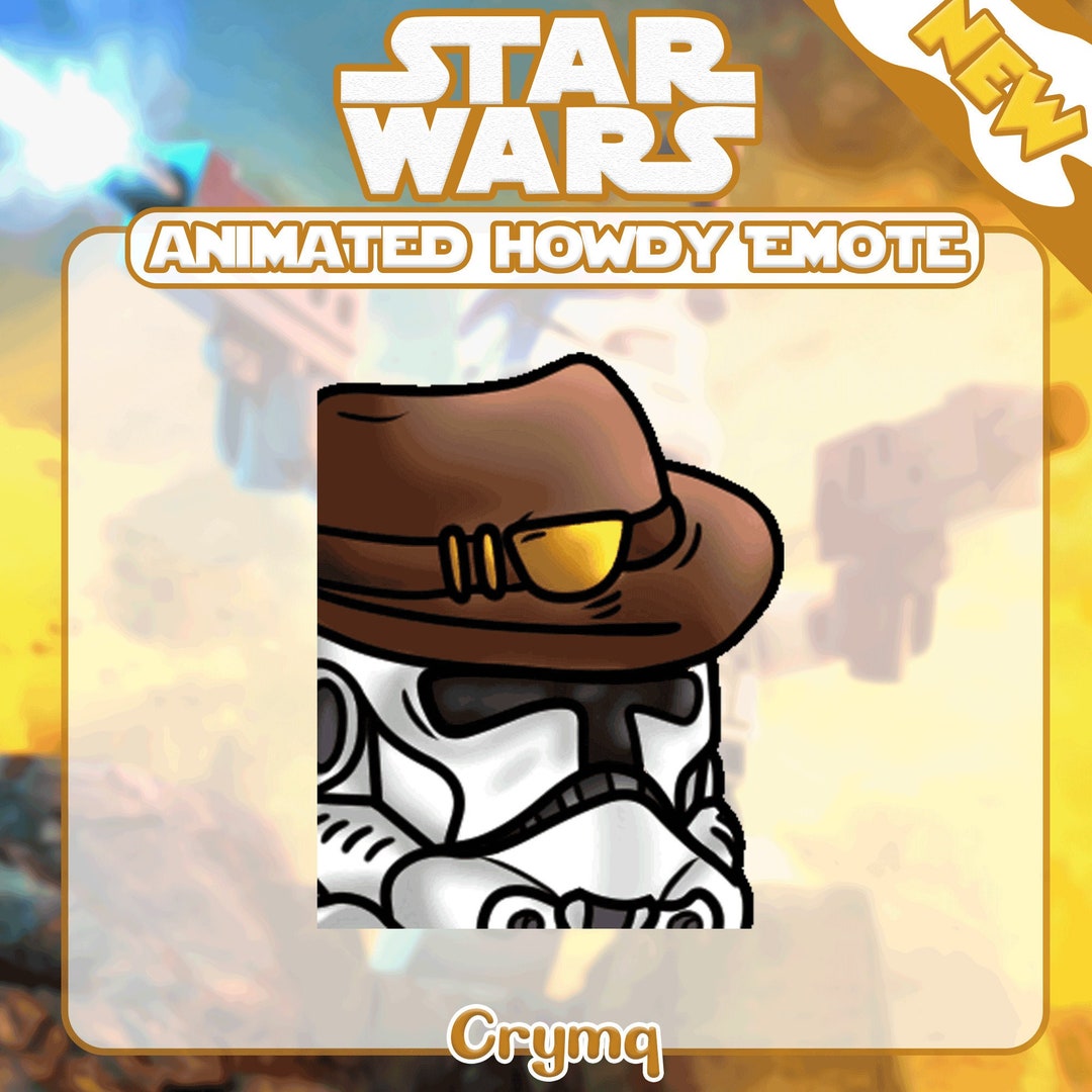 Clone Howdy Cute Star Wars Animated Emote - Etsy