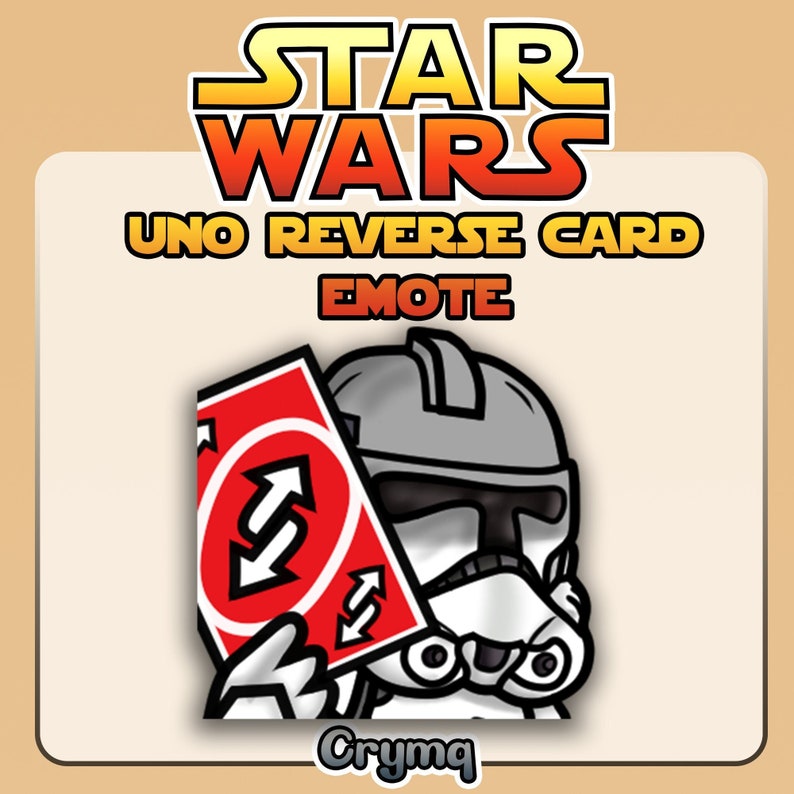 Uno Reverse Card Meme Emote Cute Star Wars Clone Wars Meme Emote for ...