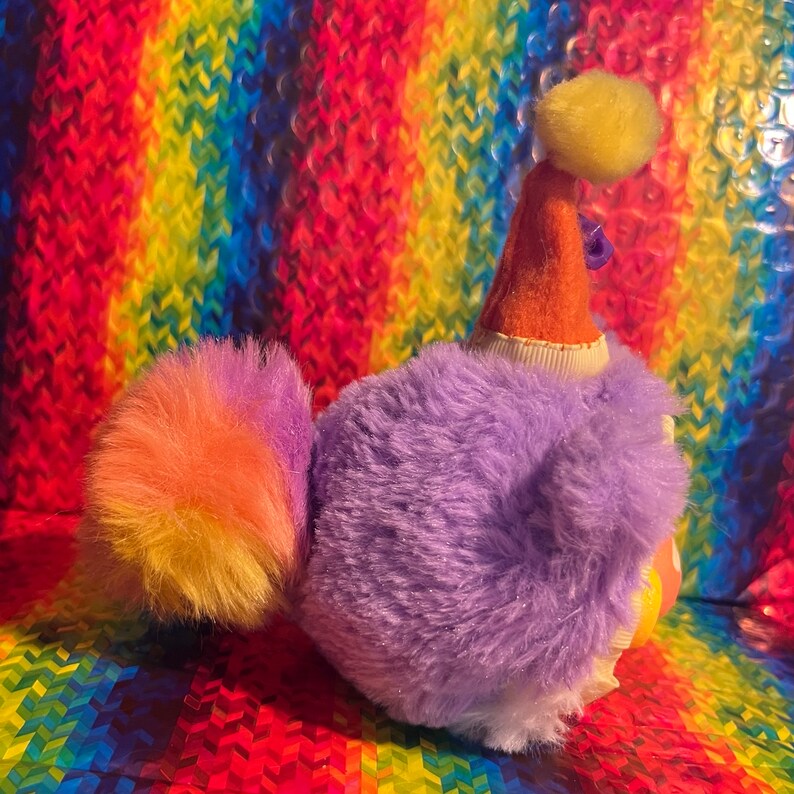 Mini Purple Raccoon Clown Plush OOAK Art Doll - Etsy