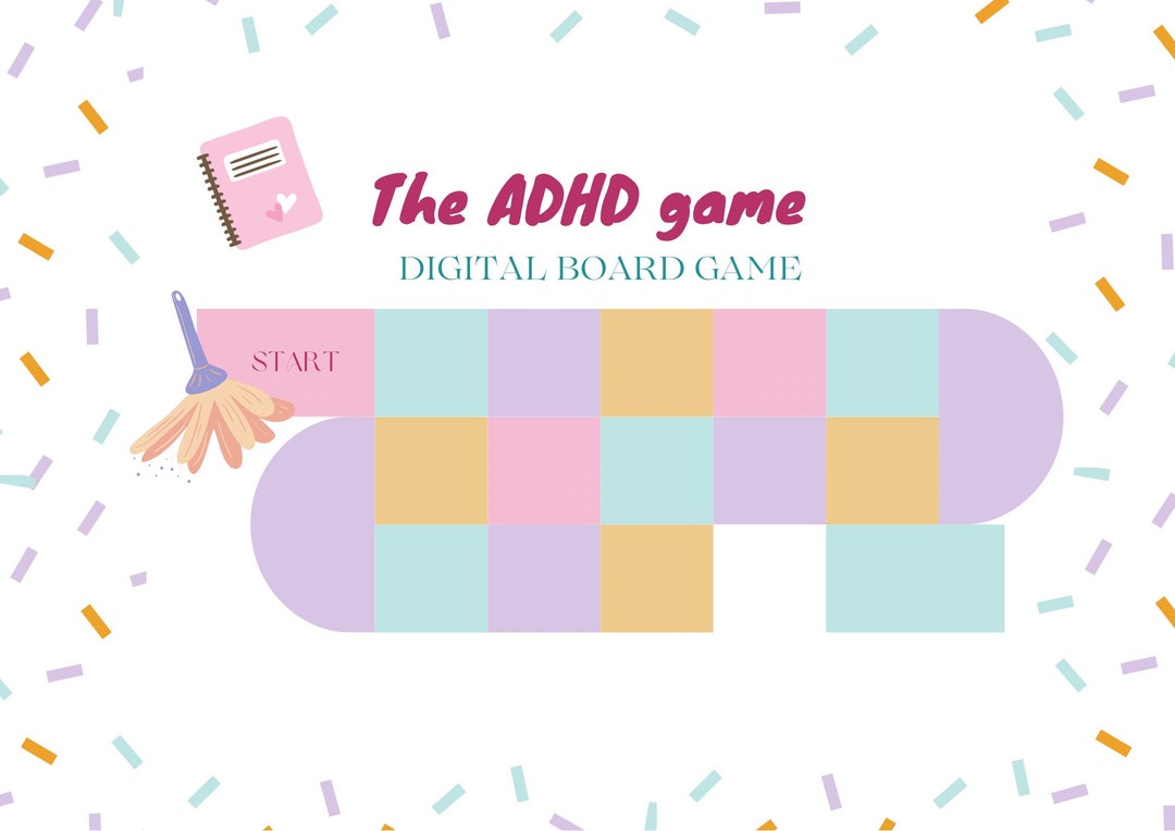 ADHD Digital Task Board Game - Etsy