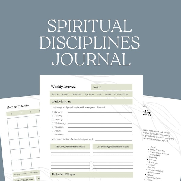 Spiritual Planner - Etsy