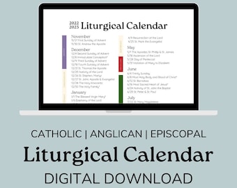 2022 Liturgical Calendar - Etsy