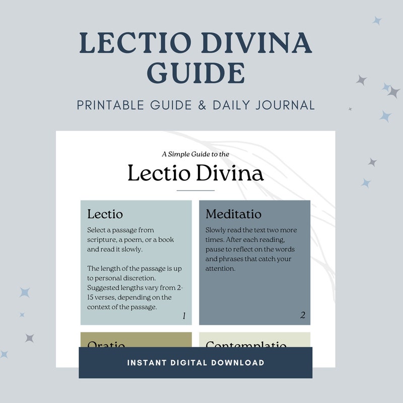 Lectio Divina Guide - Etsy