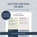 GROUP LICENSE Lectio Divina Printable Journal | Lectio Divina Prayer ...