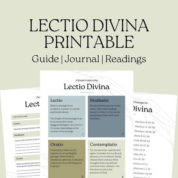 Lectio Divina Prompts Hot Sale | www.simpleplanning.net