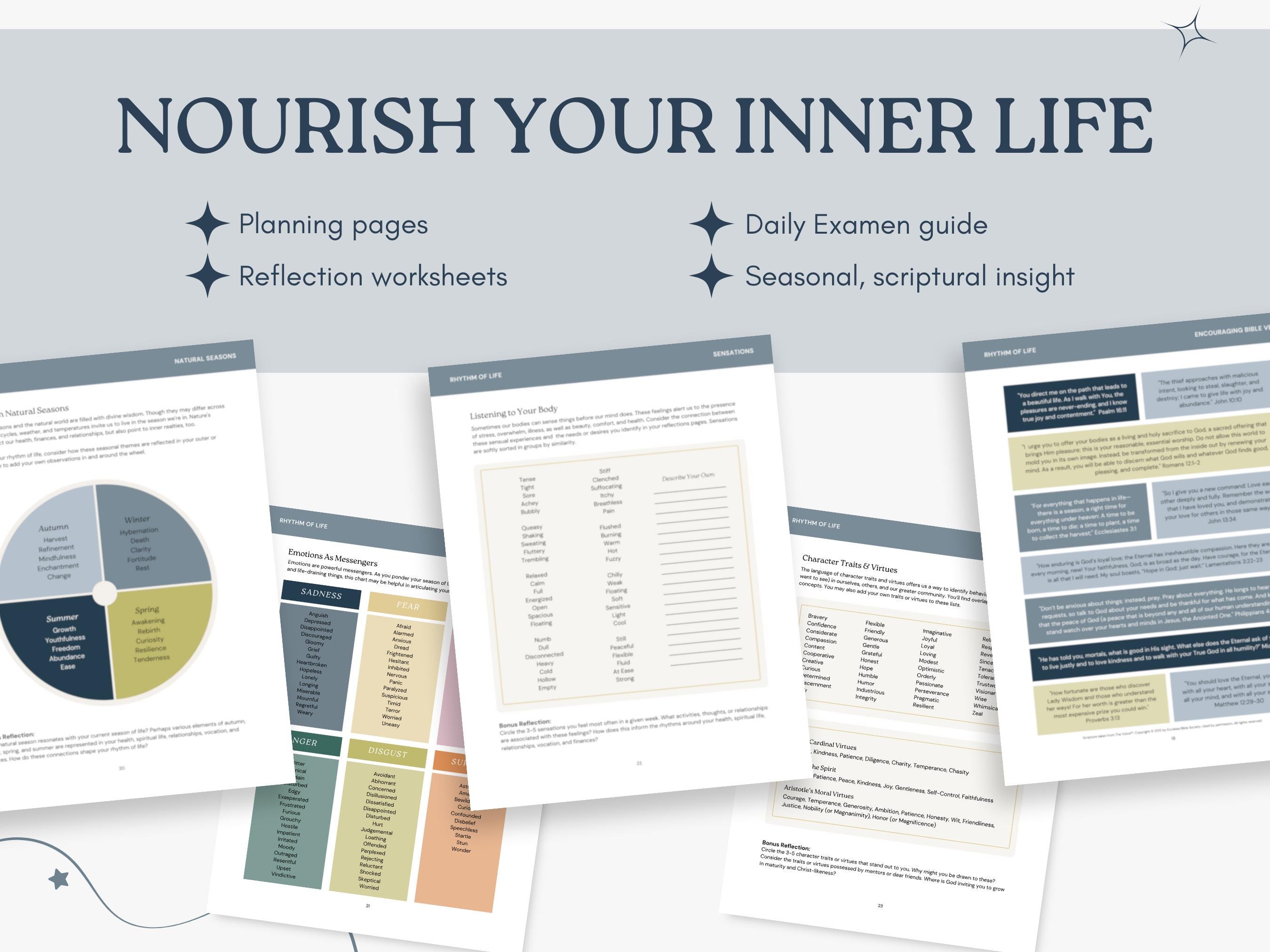 Rule of Life Journal: Rhythm Guide, Canva Template (digital Download ...