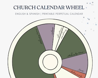 23-24 Liturgical Calendar Guide Printable Church Calendar With ...