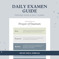 Ignatian Examen Guide: Printable Prayer Journal (PDF) - Etsy