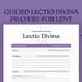 GROUP LICENSE Lectio Divina Printable Journal | Lectio Divina Prayer ...