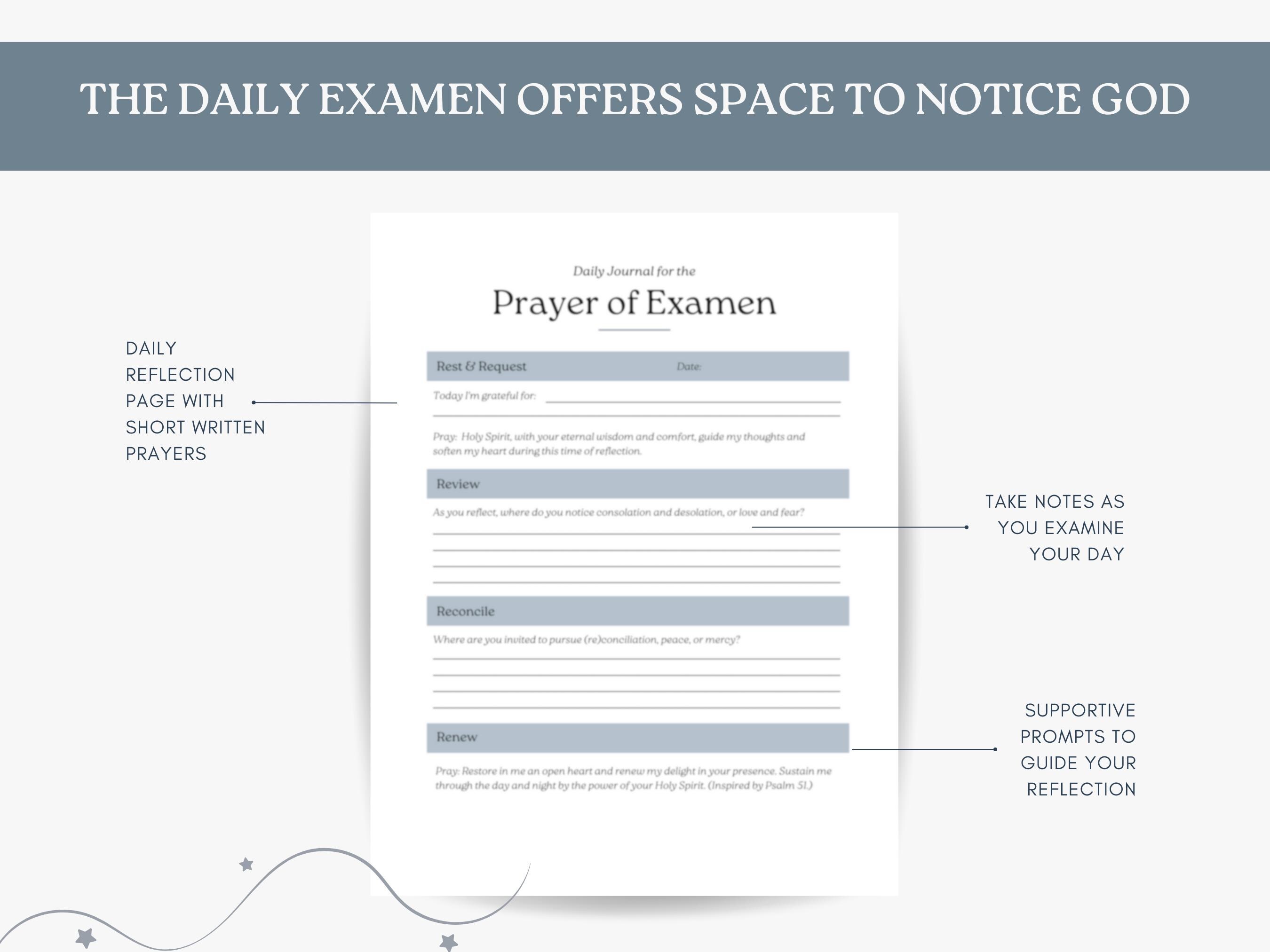 Ignatian Examen Guide: Printable Prayer Journal (PDF) - Etsy