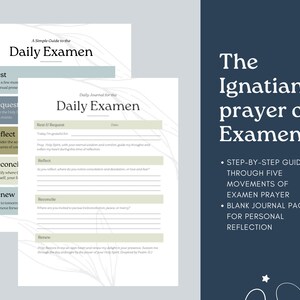 Ignatian Inspired Examen Guide | Printable Daily Examen Journal ...