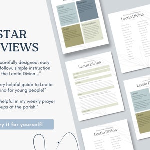 GROUP LICENSE Lectio Divina Printable Journal | Lectio Divina Prayer ...