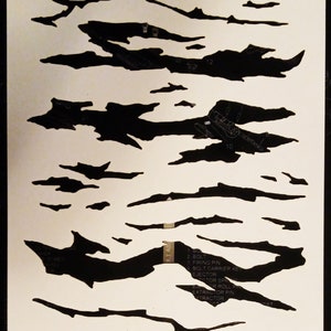 Tiger Stripe Camouflage Stencil Collection - Etsy