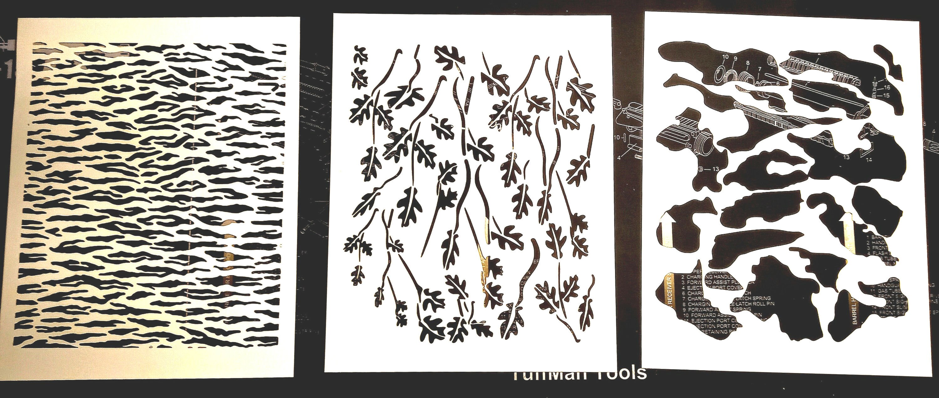 Bottomlands Stencil Pattern - Etsy