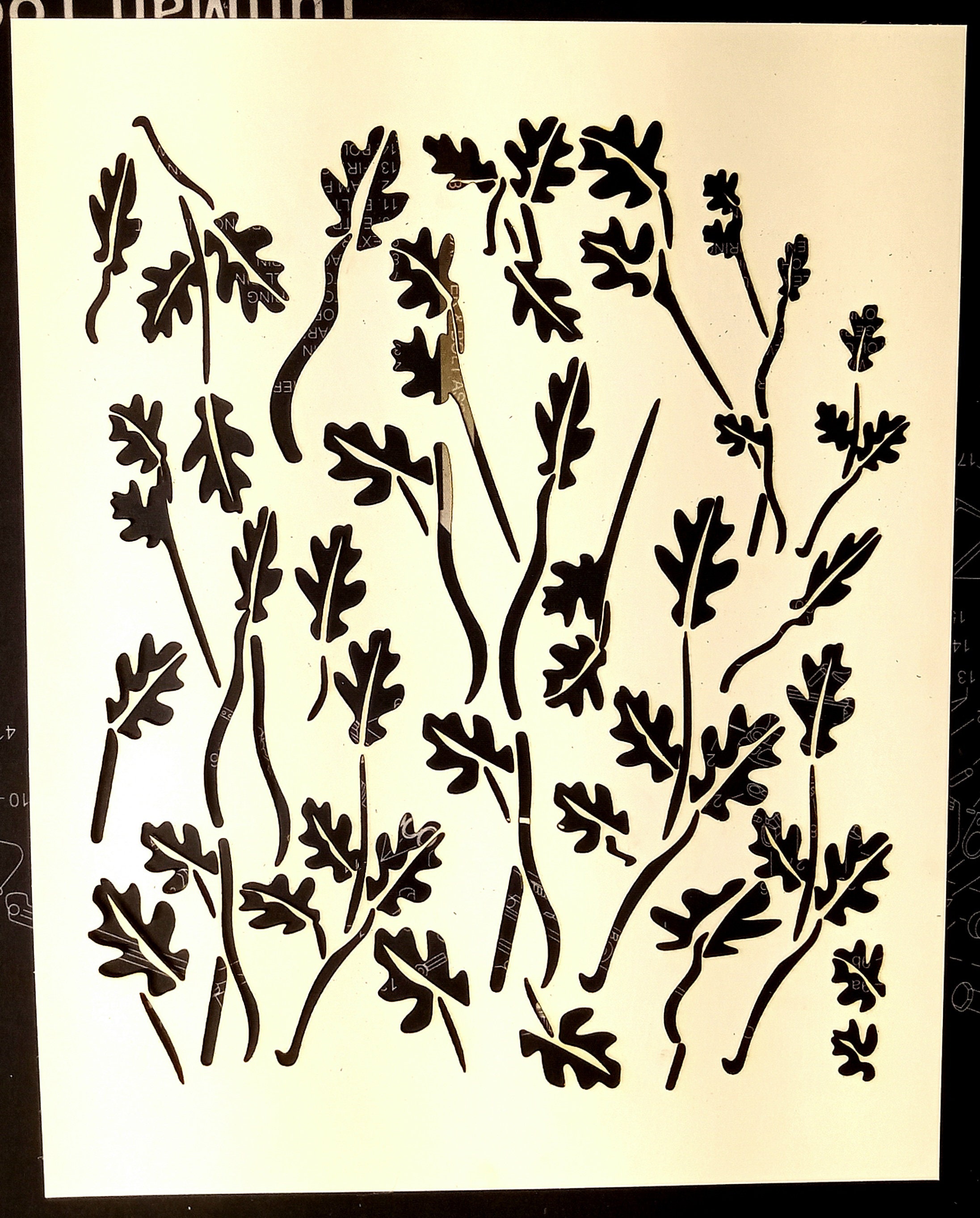 Bottomlands Stencil Pattern - Etsy