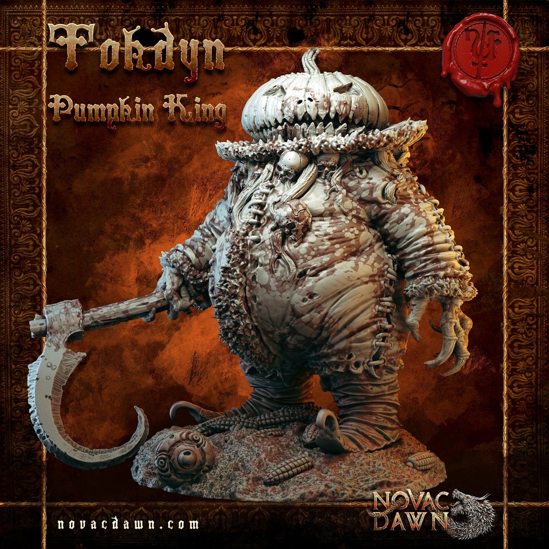 Tokdyn: Pumpkin King, D&D Monsters, Dark Fantasy Creatures, Dungeons ...