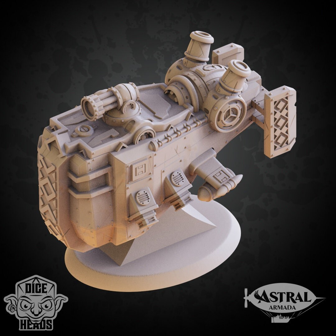 Zoontalis Airships: Dwarven Ramraider Astral Ship Zoontails - Etsy