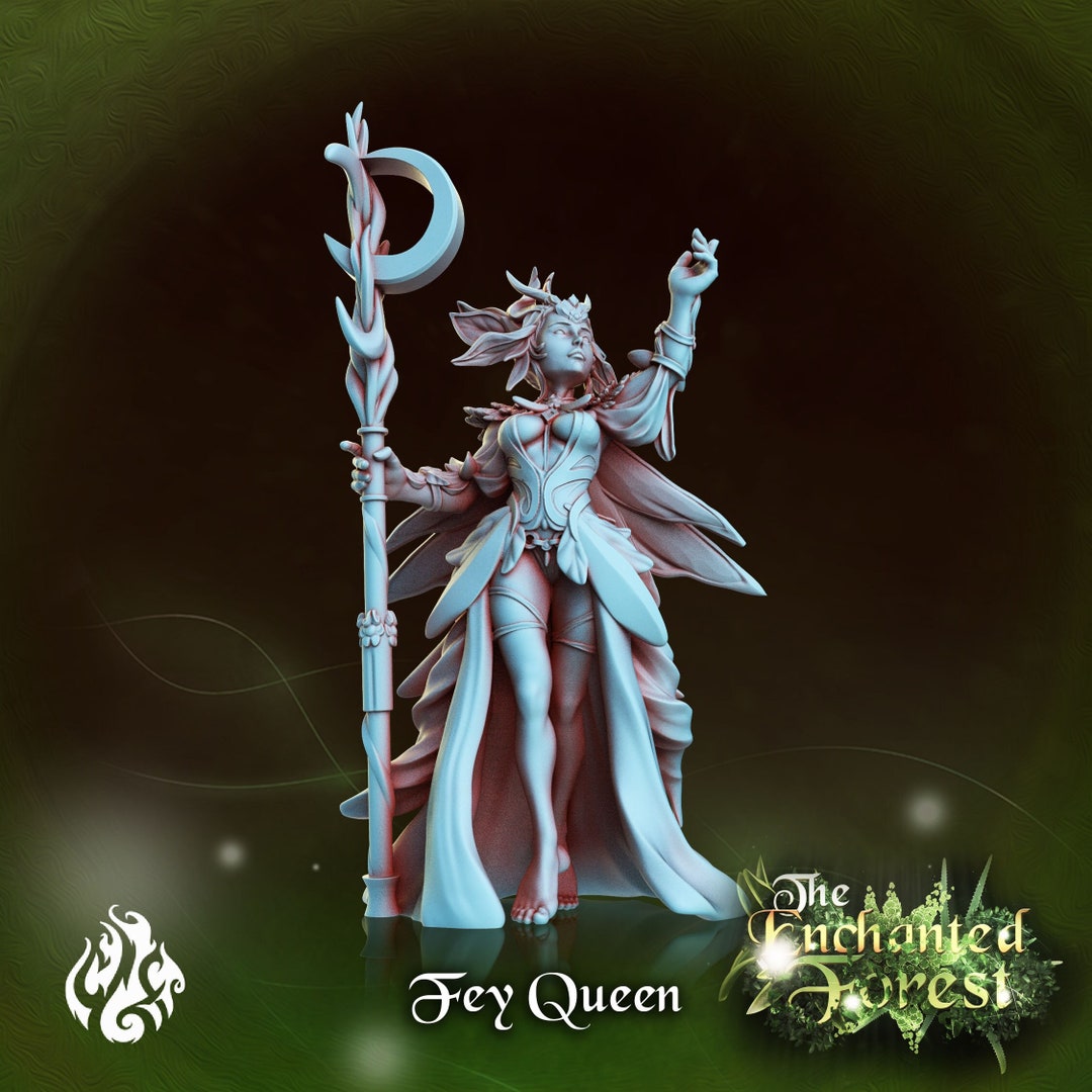 Fey Queen Fairy Army, Heroine Miniatures, Forest Nature Miniatures ...