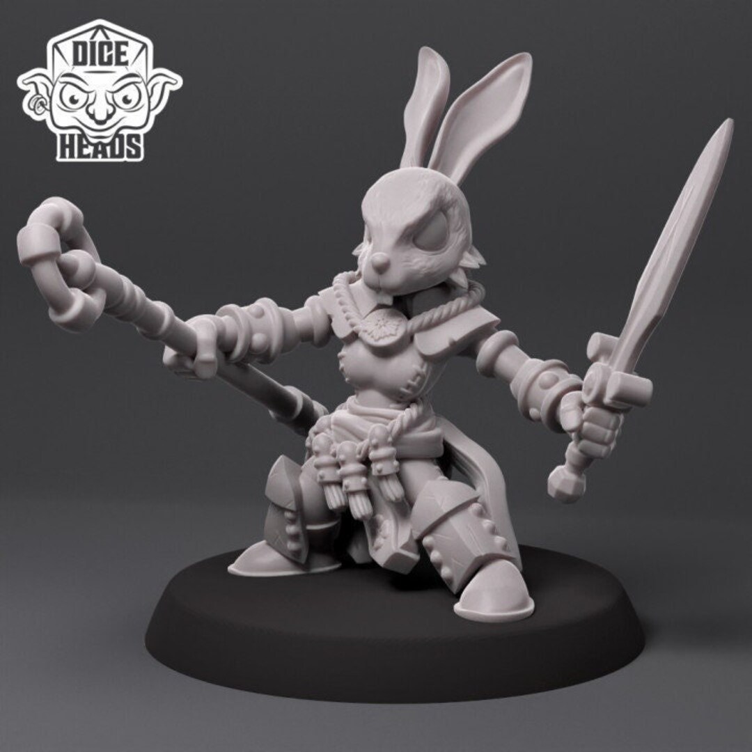 Zoontalis: Rabbit Hero Zoontails Battle Royale Fantasy Dnd - Etsy
