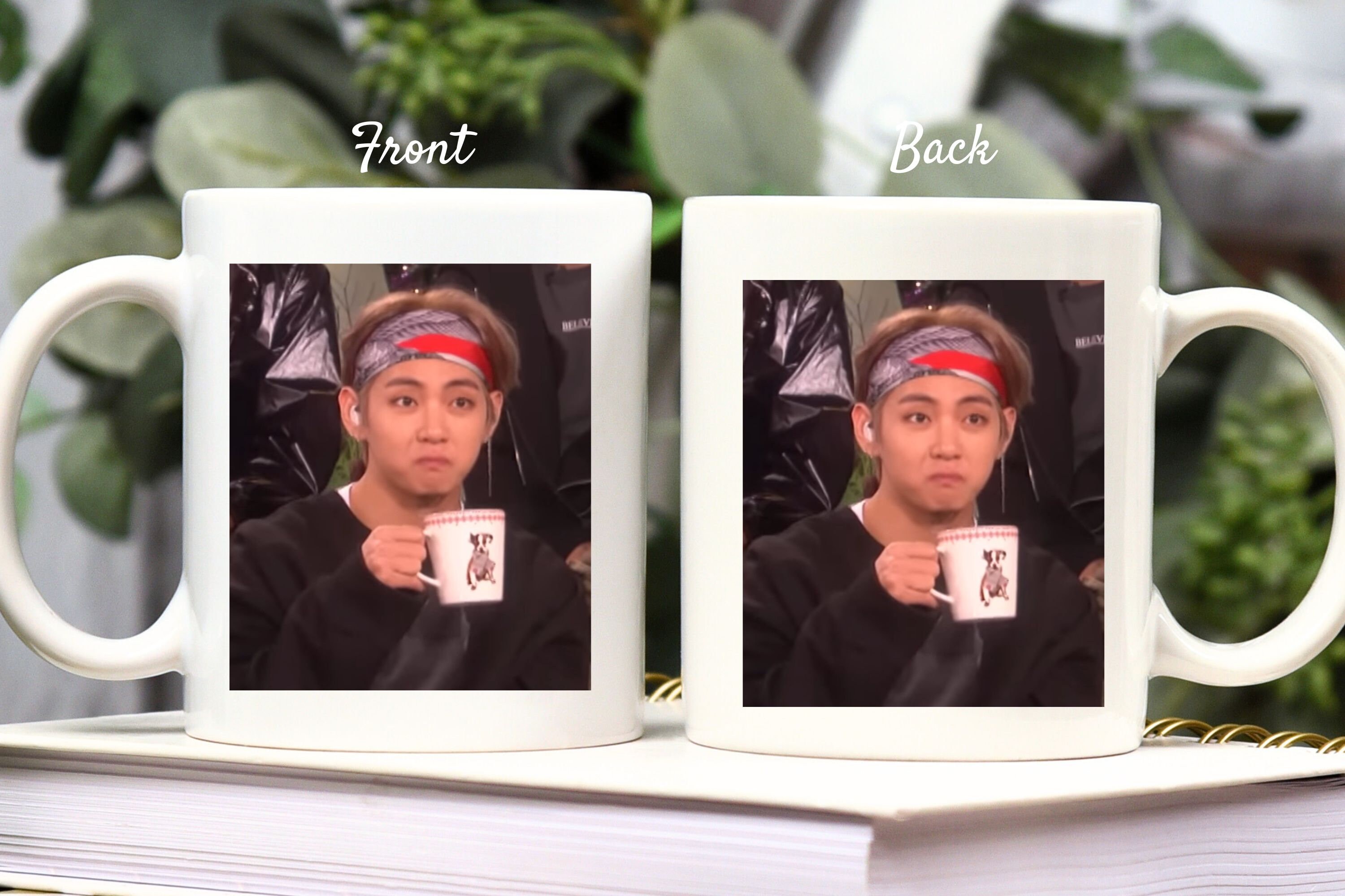 BTS Funny Ceramic Coffee Mug BTS Army Fan Gift, Bts Kim Taehyung, Tae ...