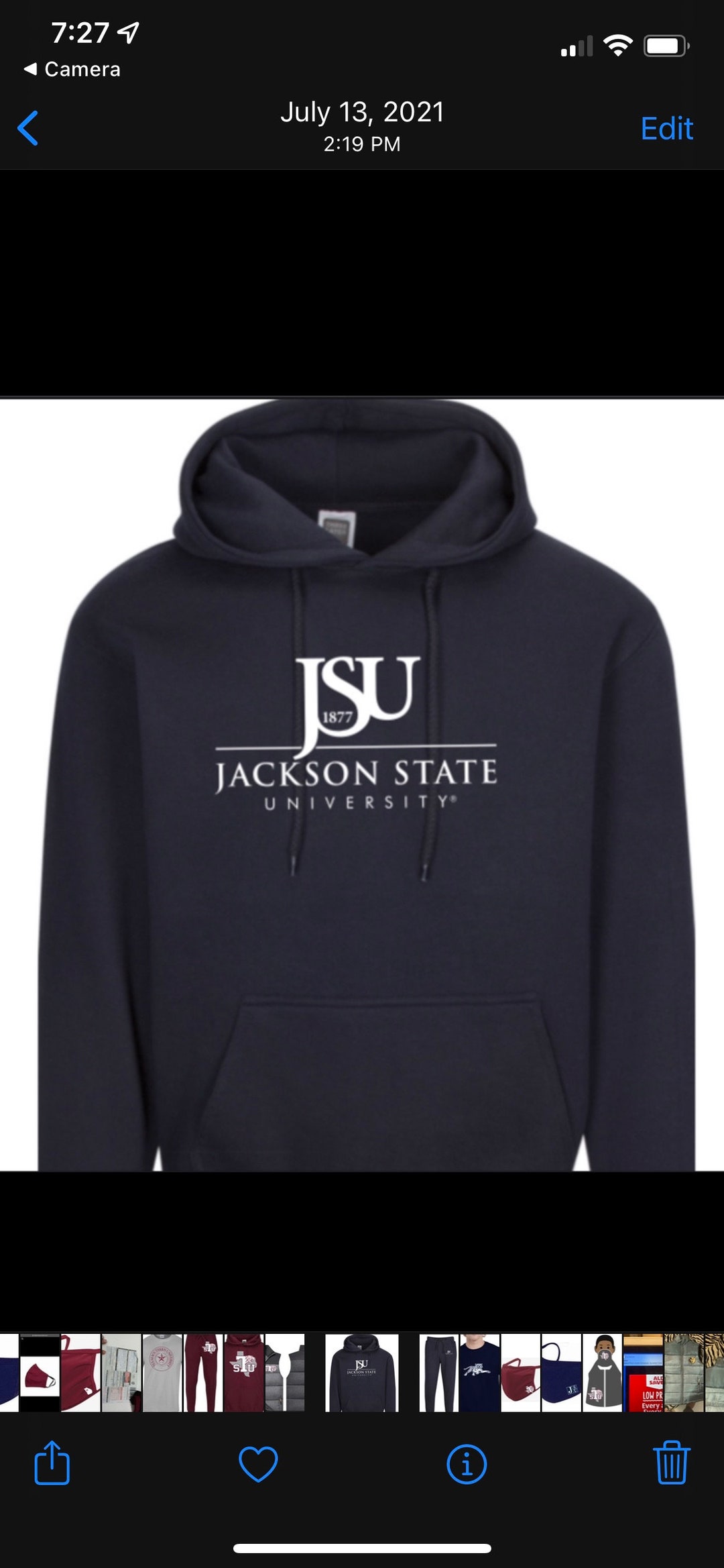 Jackson State Hoodie - Etsy