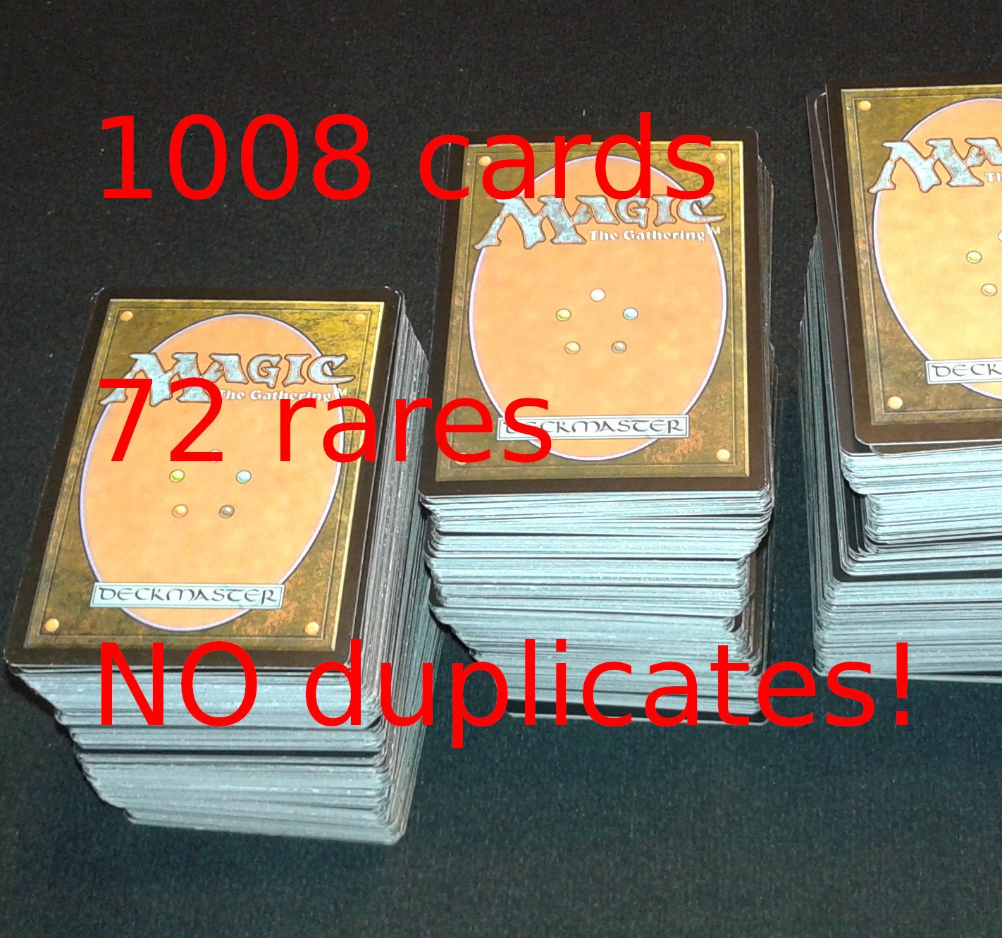 Magic the Gathering Starter Kit. Over 1000 Cards With 72 Unique Rares ...