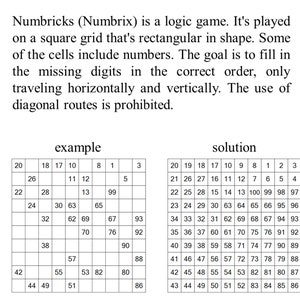 Bundle Easy, Medium and Hard Numbrix Puzzles Printable PDF - Bundle of ...