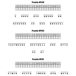 290 Crypto Puzzles in Printable Pdfs - Adult Activity Book With ...