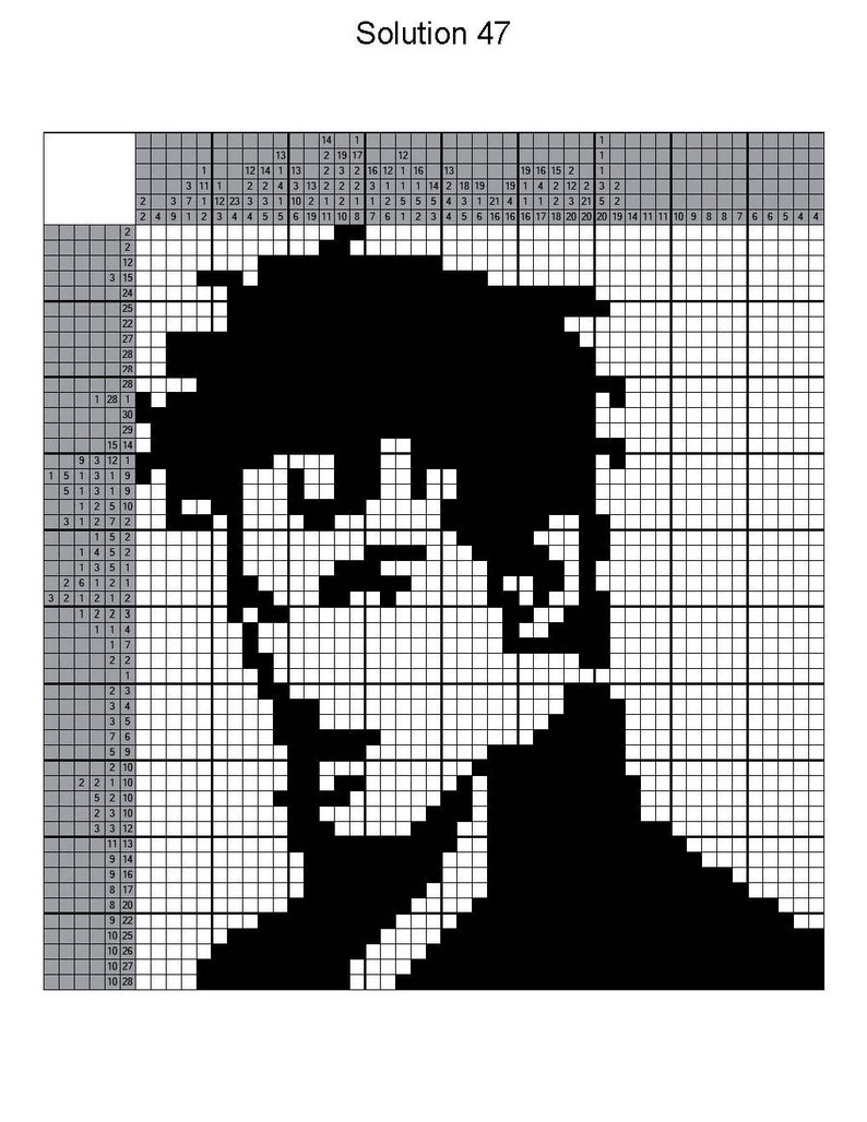 Bundle of 50 Nonogram Puzzles for Adults With Answers - Instant ...