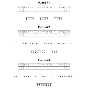 290 Crypto Puzzles in Printable Pdfs - Adult Activity Book With ...