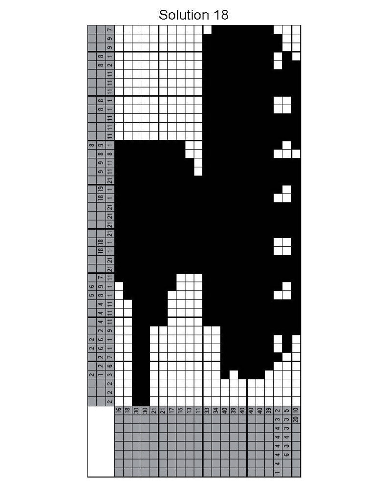 Bundle of 50 Nonogram Puzzles for Adults With Answers - Instant ...