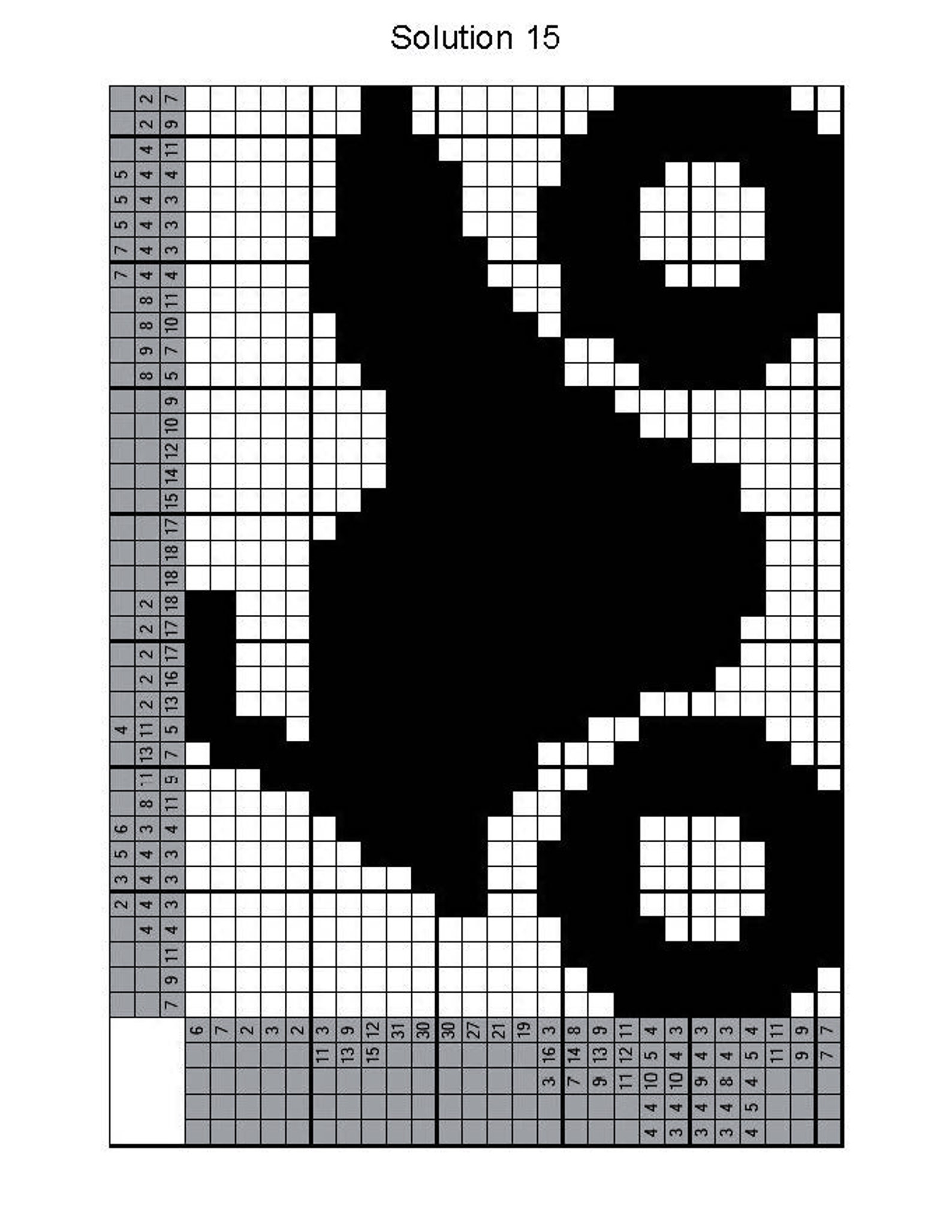 Bundle of 50 Nonogram Puzzles for Adults With Answers - Instant ...