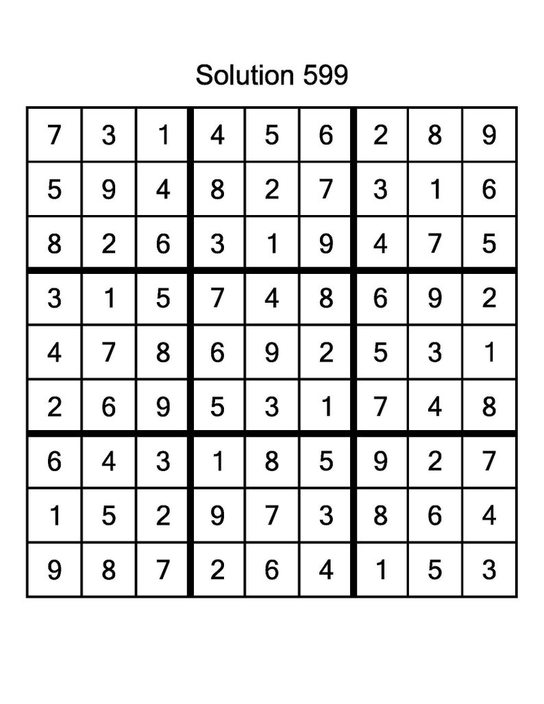 Easy, Medium and Hard Killer Sudoku Puzzles Printable PDF Bundle of ...